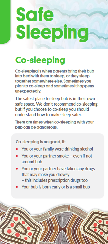 First Nations Co-Sleeping Fact Sheet (bundle of 20) – Red Nose Learning